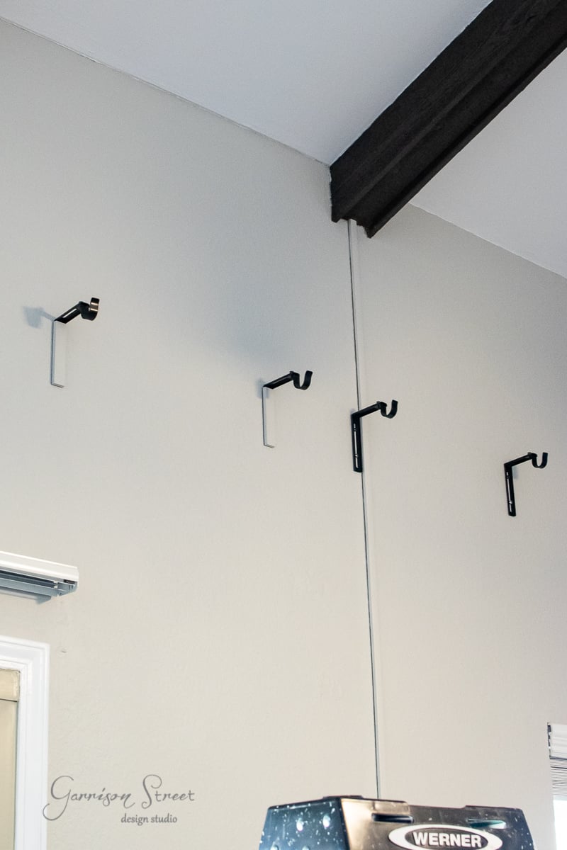 DIY Curtain Rod IKEA Hack - Garrison Street Design Studio