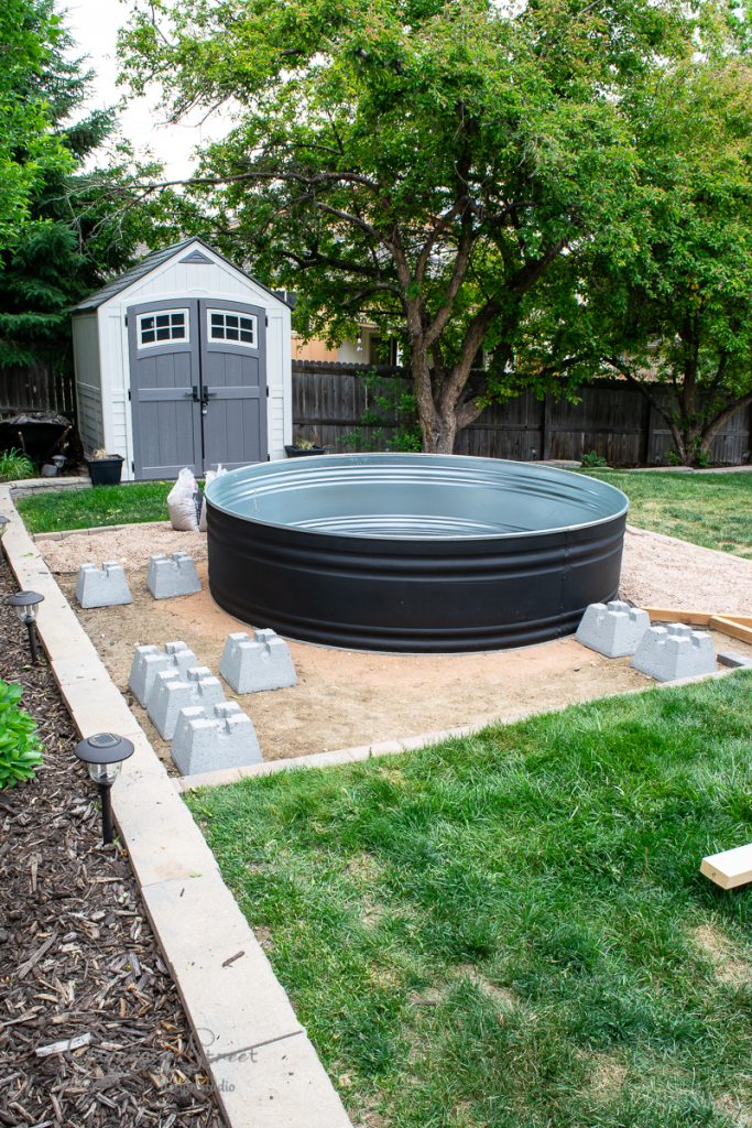 Stock Tank Pool Deck Tutorial - Garrison Street Design Studio