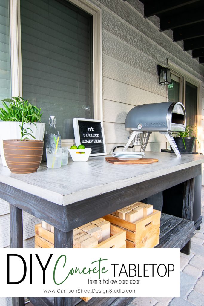 DIY Concrete Tabletop - Garrison Street Design Studio