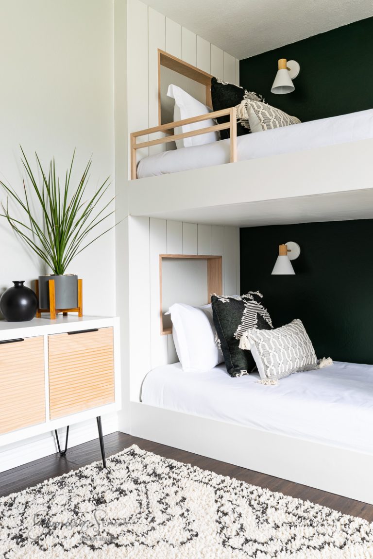 Modern Boho Bunk Room Reveal - Garrison Street Design Studio