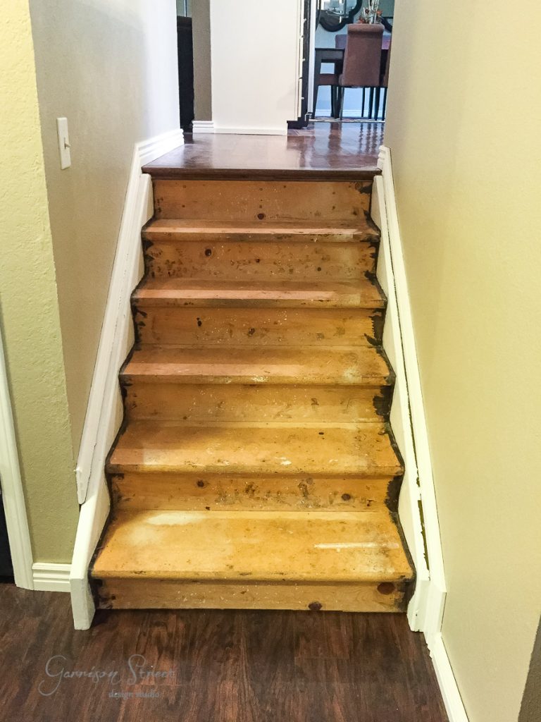 How to Remodel Stairs DIY - Garrison Street Design Studio