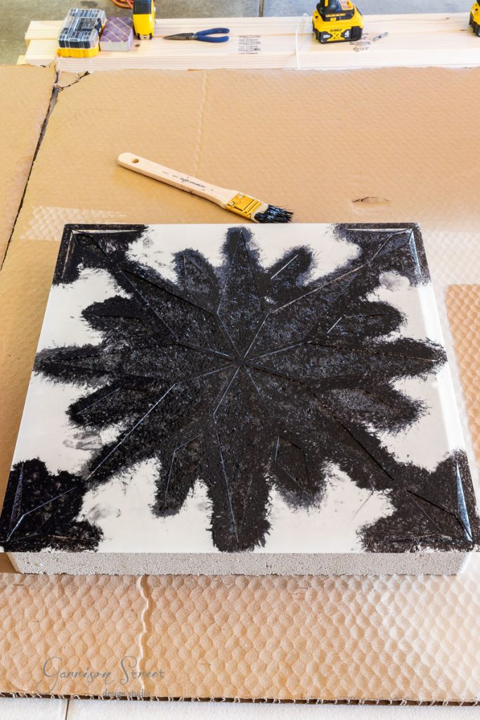 DIY Faux Cement Tile IKEA Marius Side Table Hack - Garrison Street ...