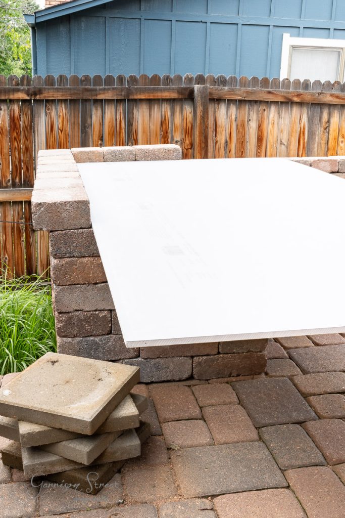 DIY Concrete Countertop Tutorial for Outdoor Kitchen - Garrison Street ...