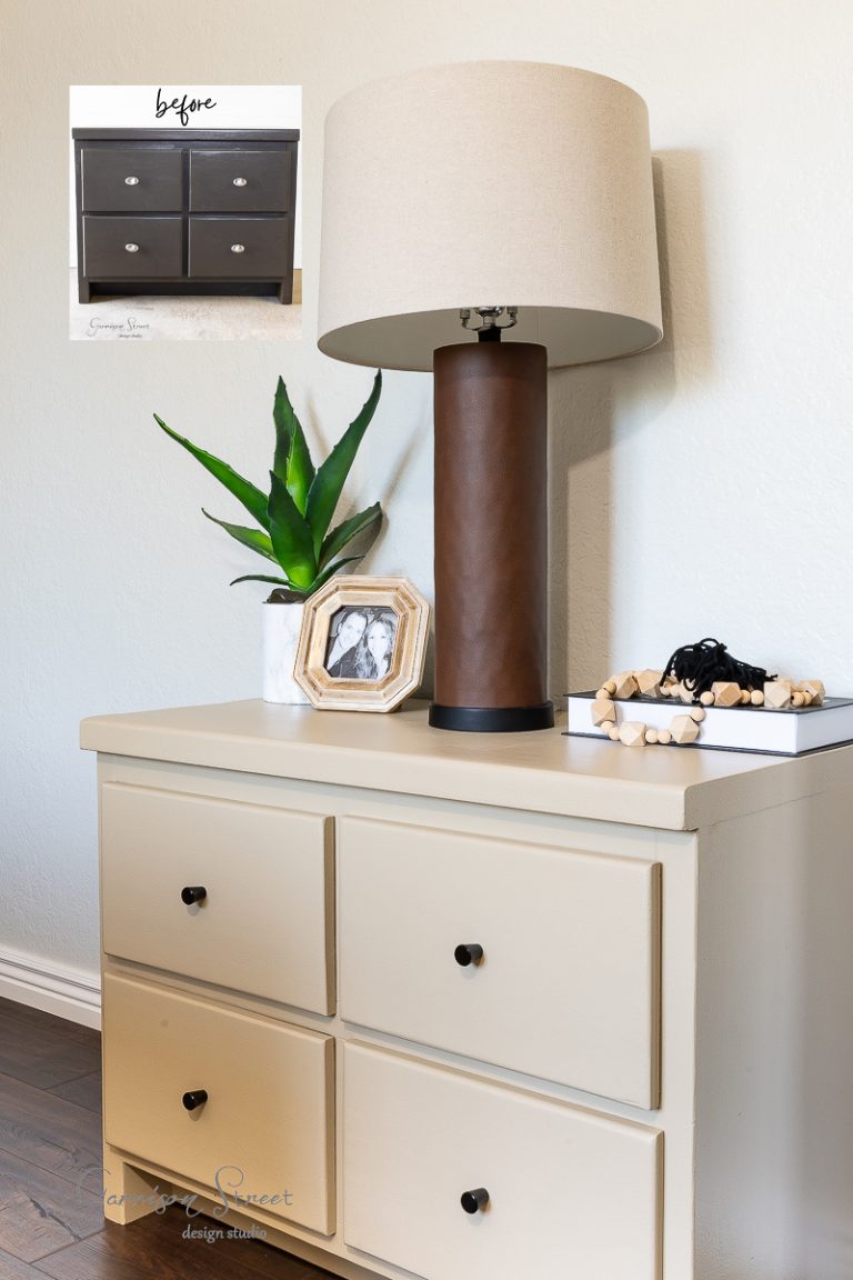 How to DIY Dresser Makeover with New Paint and Trim - Garrison Street ...