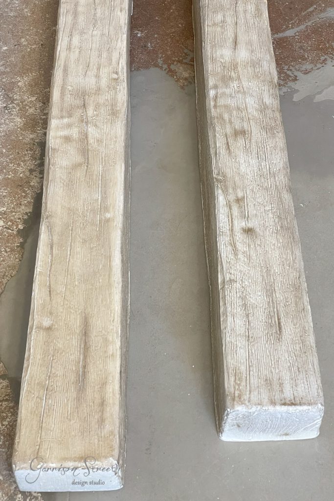 DIY Faux Wood Ceiling Beams with Easy How to Install - Garrison Street ...